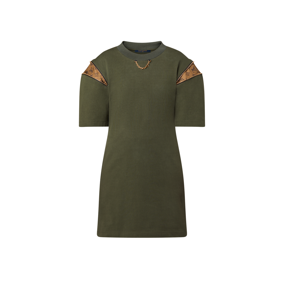 Zipper Sleeve T Shirt Dress Women Ready To Wear Louis Vuitton